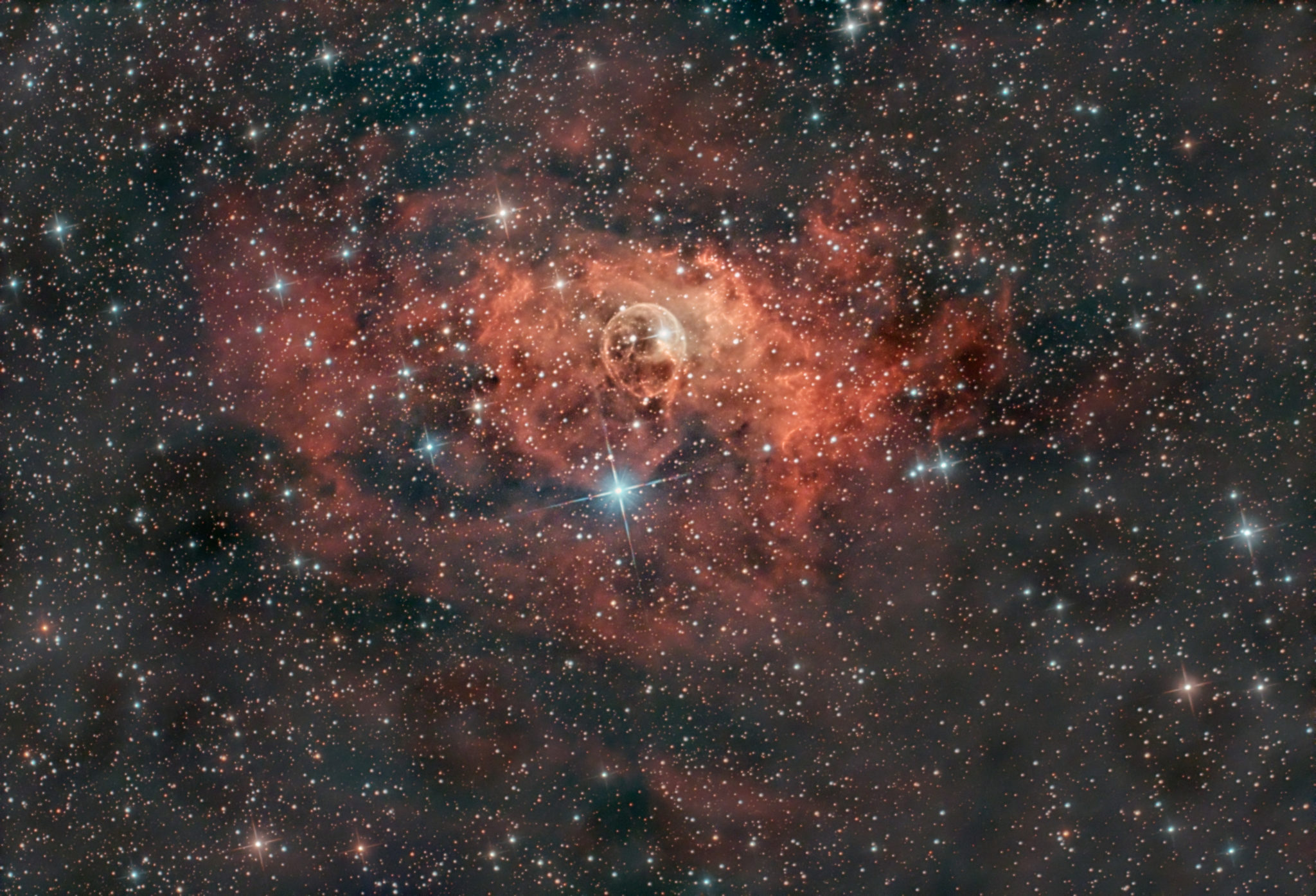 Kalte Herbstnacht in der Sternwarte: Der Blasennebel – Sternfreunde ...